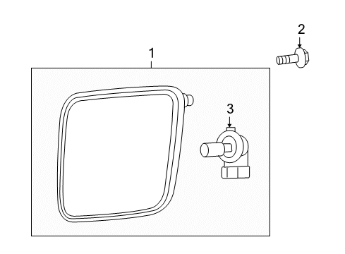 68250661AC - Genuine Mopar LATCH-FRONT DOOR