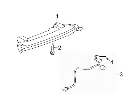 5113729AB - Genuine Mopar MOLDING-FASCIA