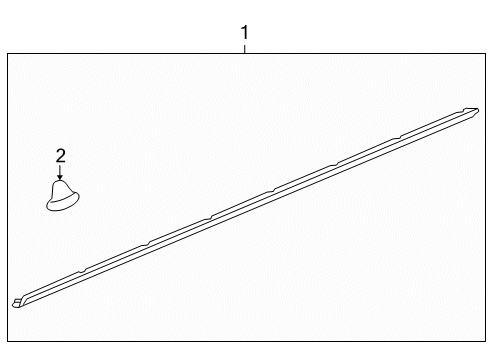 68226566AC - Genuine Mopar BRACKET-FASCIA SUPPORT