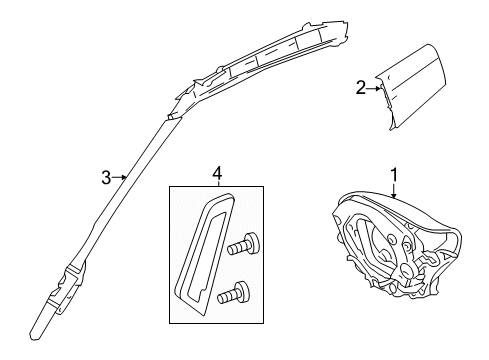 68195675AB - Genuine Mopar TUBE-HEATER RETURN