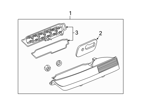 68203230AB - Genuine Mopar GRILLE-FASCIA