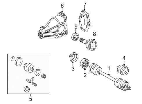 5QJ77TZZAA - Genuine Mopar MOLDING-REAR DOOR WHEEL FLARE