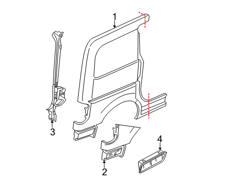 68237045AB - Genuine Mopar FRAME-SUNROOF