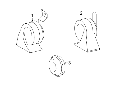 68105834AB - Genuine Mopar SIREN-ALARM