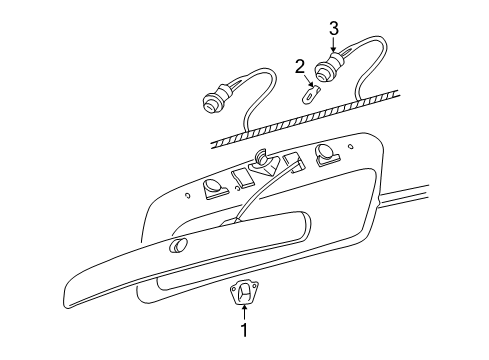 1SF62TZZAH - Genuine Mopar SPOILER-LIFTGATE