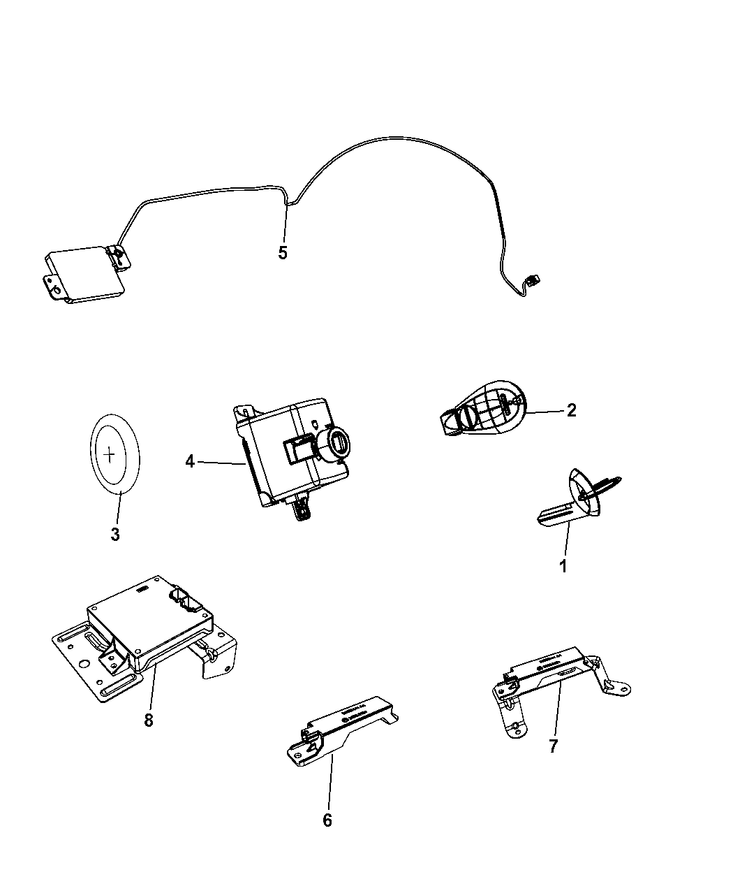 68004152AE - Genuine Mopar TUBE-FUEL SUPPLY