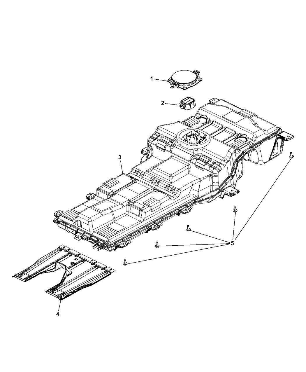 68310692AA - Genuine Mopar BLOCK-RELAY