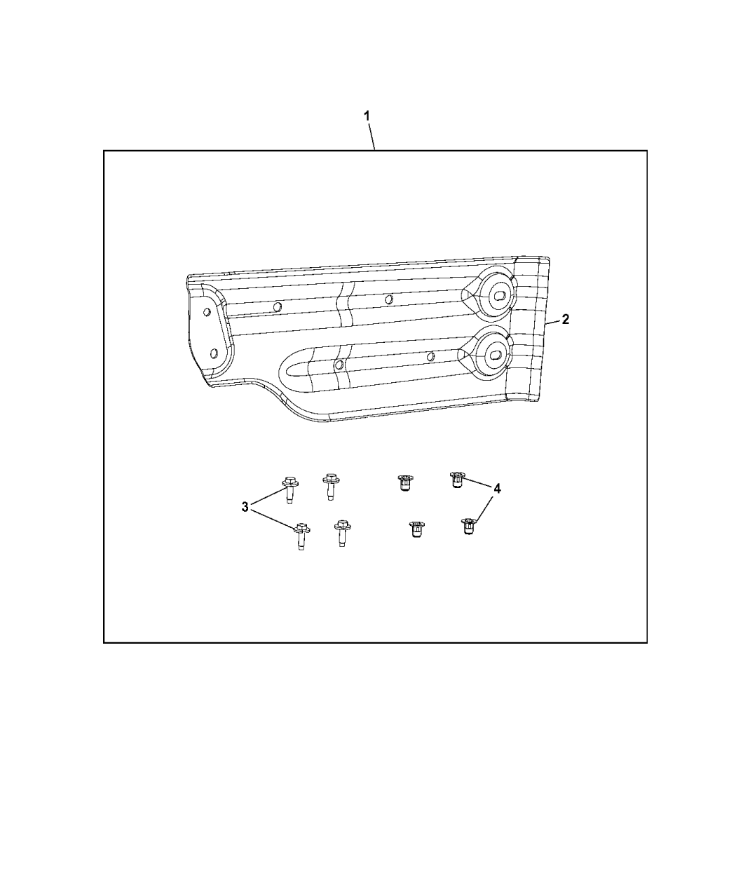 55275694AL - Genuine Mopar SUPPORT-RADIATOR