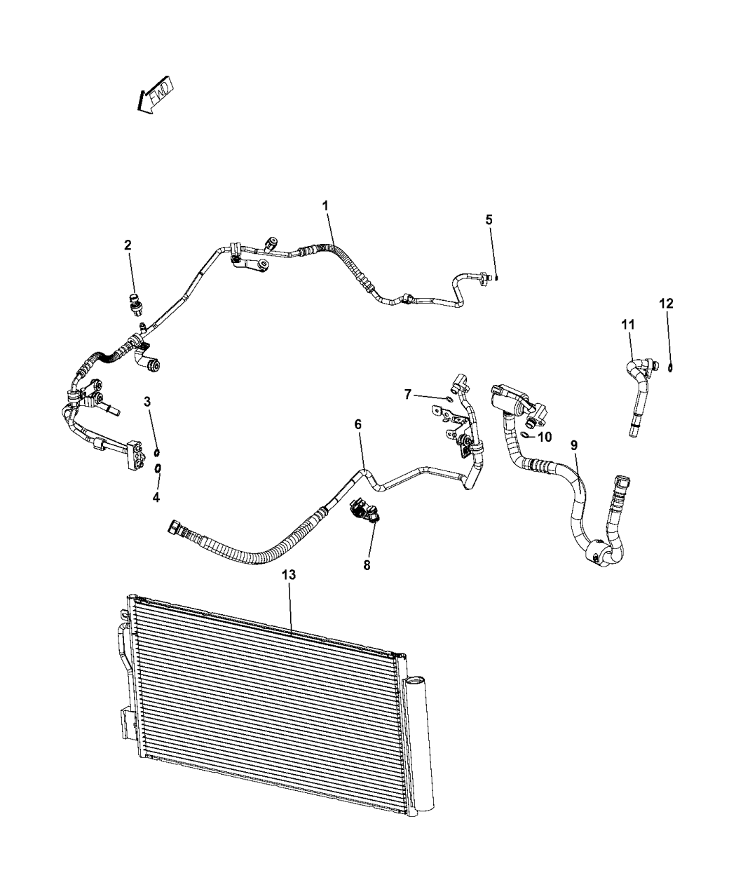 68084597AB - Genuine Mopar SEAL-HOOD