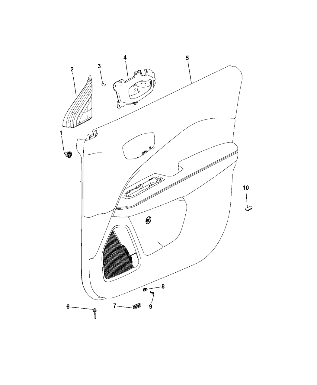 68307808AA - Genuine Mopar BEZEL-FOG LAMP