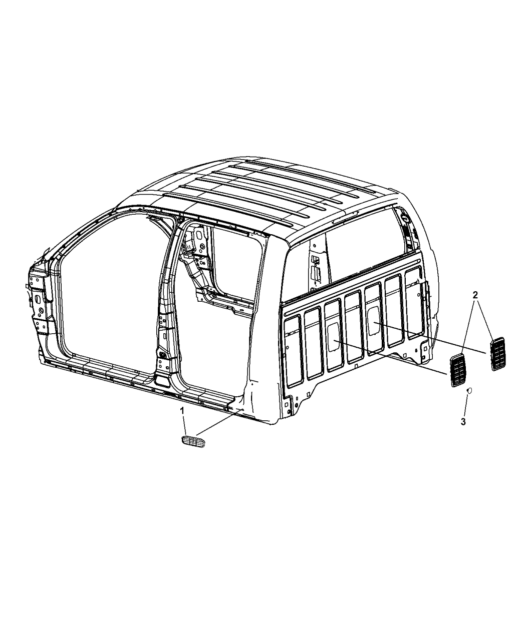 68259742AA - Genuine Mopar AIR DUCT-BRAKE COOLING