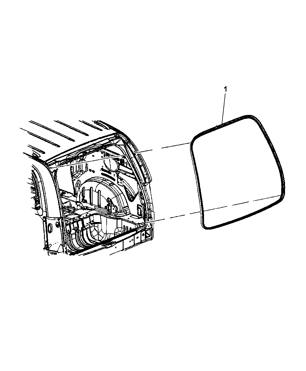 68244672AA - Genuine Mopar BRACKET-RADIATOR SUPPORT