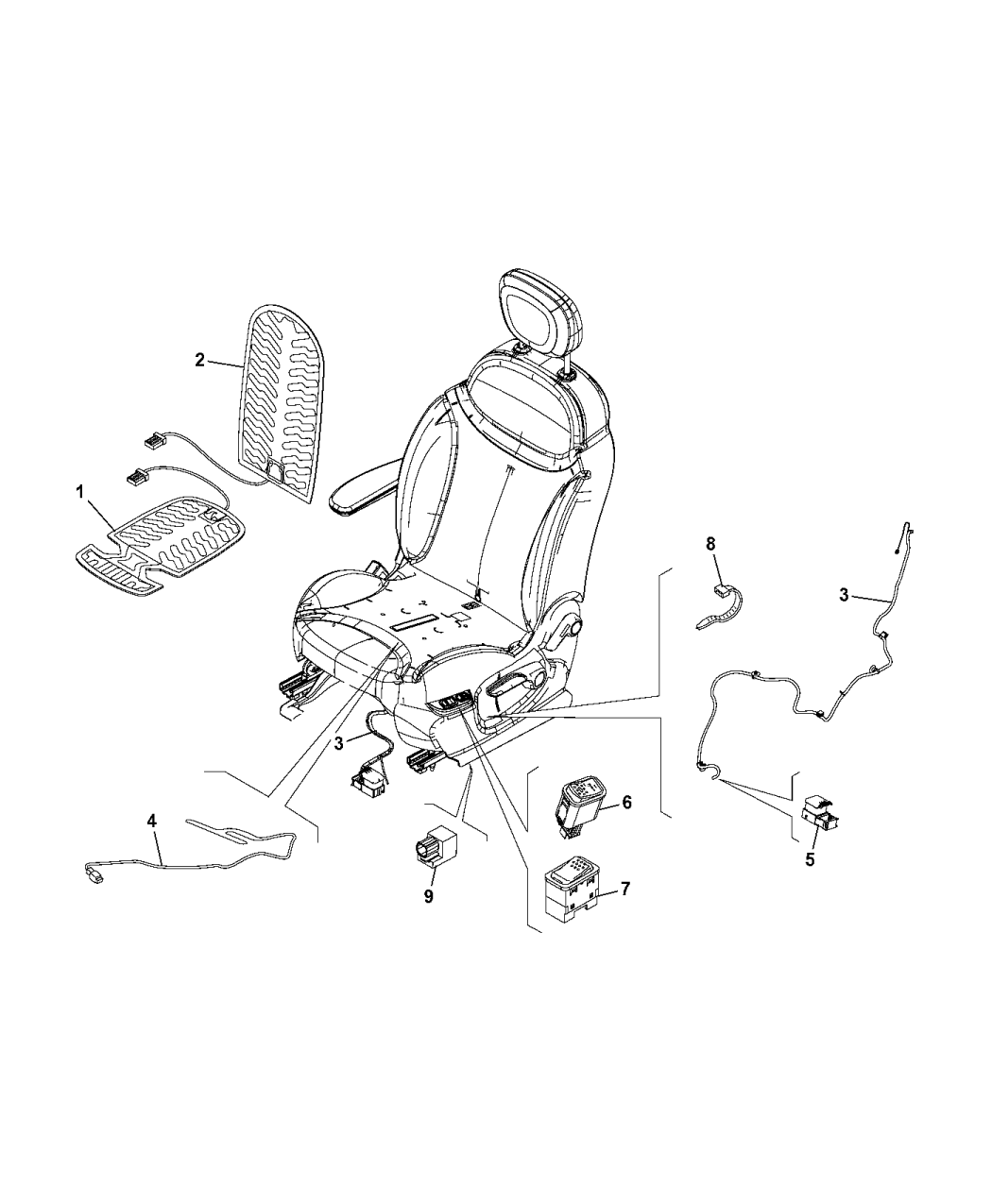 68023974AB - Genuine Mopar FUEL LINE-FUEL FILTER