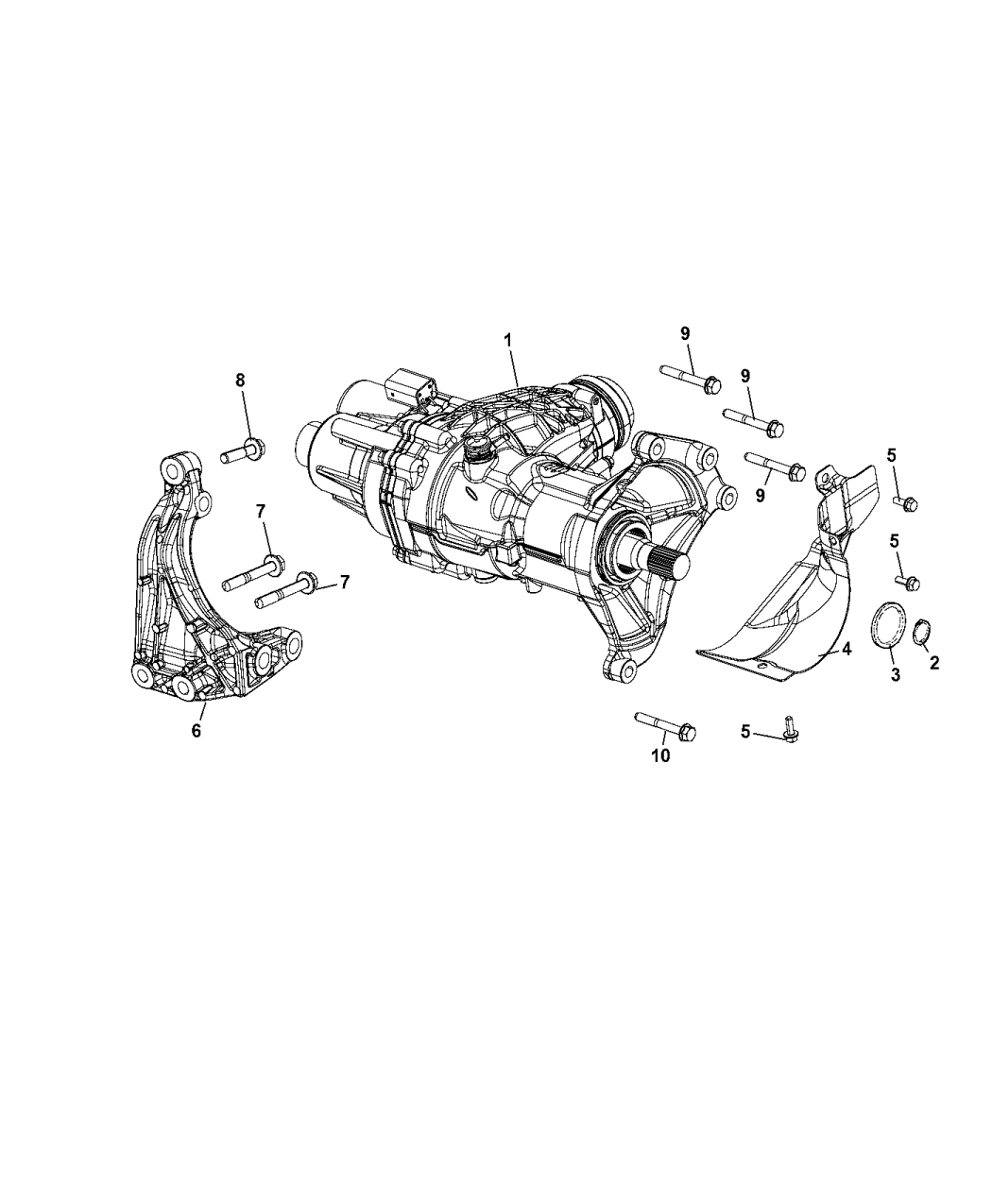 68207946AA - Genuine Mopar BAFFLE-AIR INLET