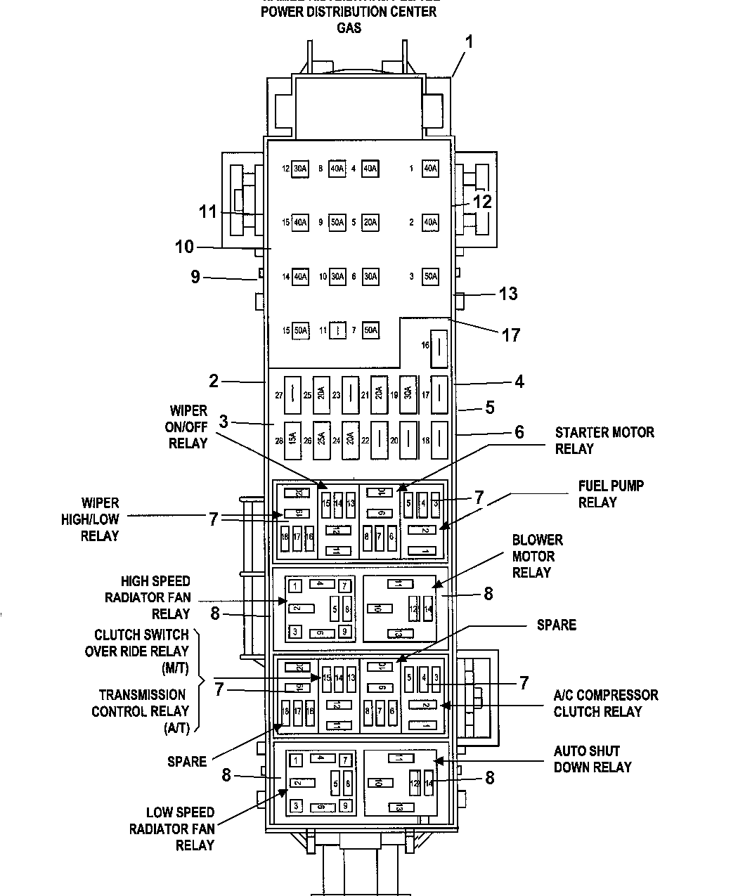 Dodge Ram 3500 ABS Control Module