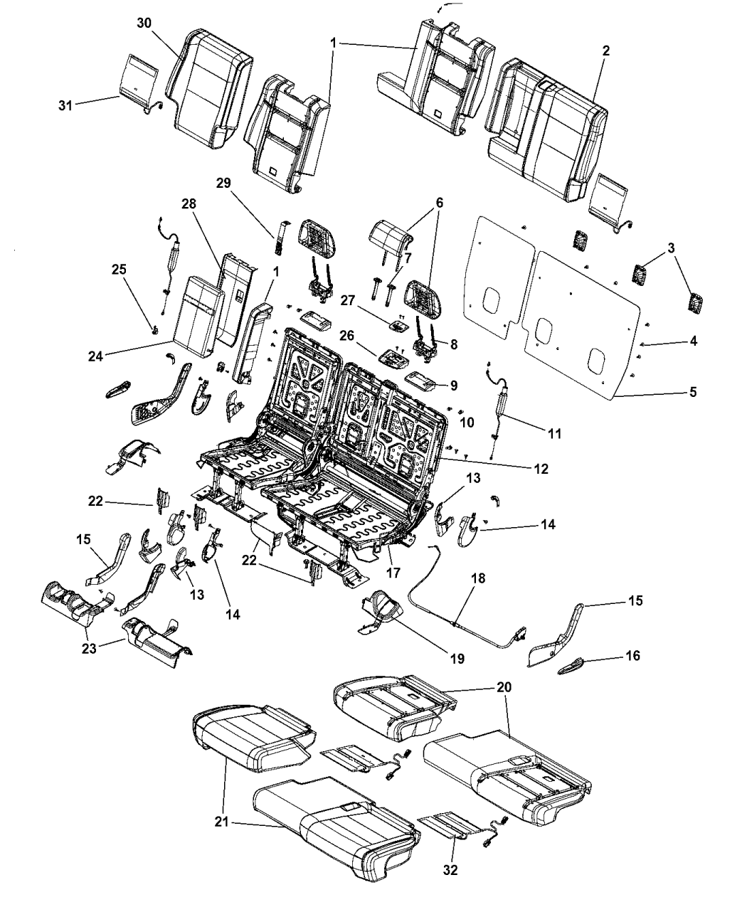 68110125AB - Genuine Mopar CONVERTER-EXHAUST