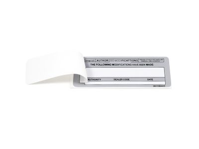 4275086 - Genuine Mopar General Information Label