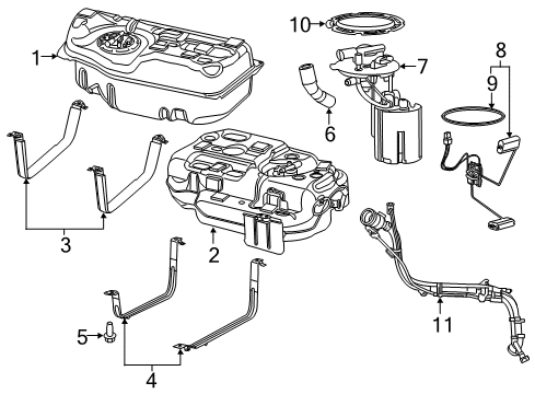 68319970AB - Genuine Mopar Fuel PUMP/LEVEL Unit