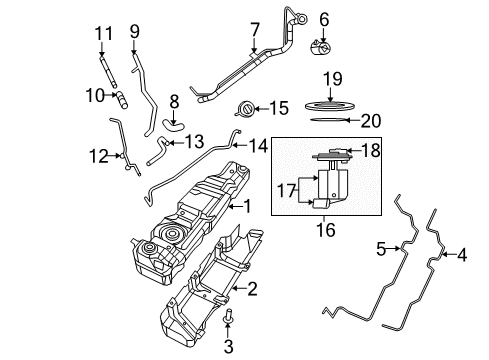 68065575AC - Genuine Mopar Module-Fuel Pump/Level Unit