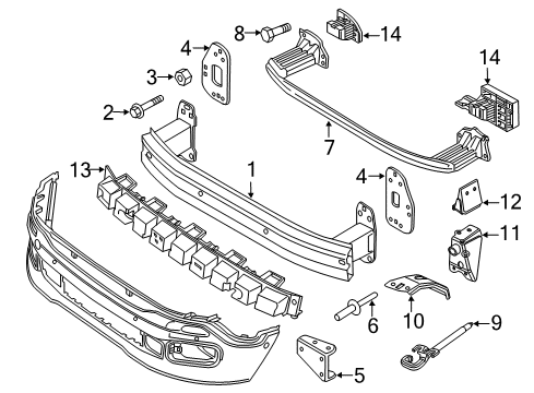 68247402AA - Genuine Mopar ABSORBER-Front Energy