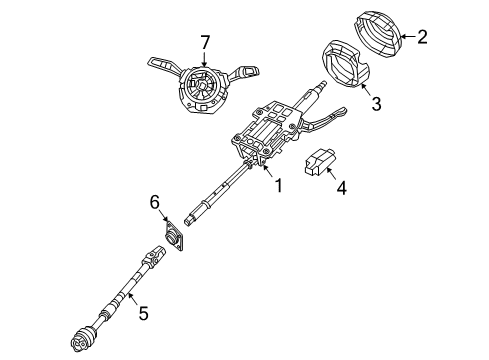 68292350AB - Genuine Mopar Module-Steering Column Lock