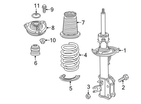 68442066AA - Genuine Mopar Bearing-STRUT Mount