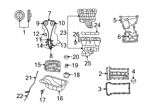 68127986AH - Genuine Mopar Shaft Pkg-Balance With Oil Pump