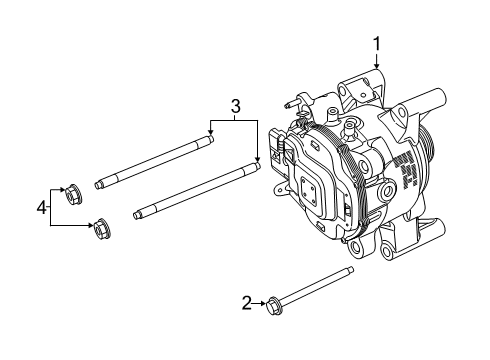 5192387AD - Genuine Mopar Starter-Belt Driven