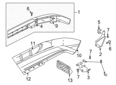 55256046AC - Genuine Mopar Bracket-Front Bumper