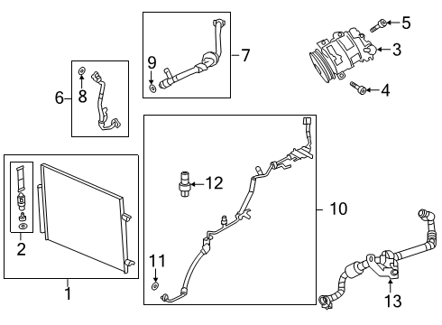 68301046AA - Genuine Mopar CONDENSER-Air Conditioning