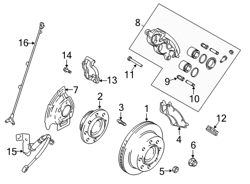 5093834AB - Genuine Mopar Sensor-Wheel Speed