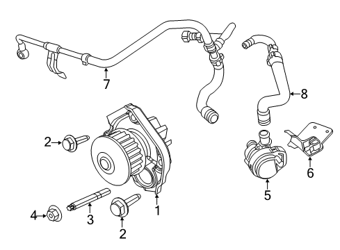 68332379AA - Genuine Mopar Tube-Auxiliary Pump