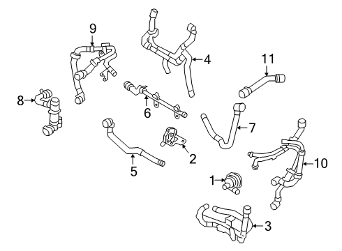 68377701AA - Genuine Mopar Pump-Auxiliary Coolant
