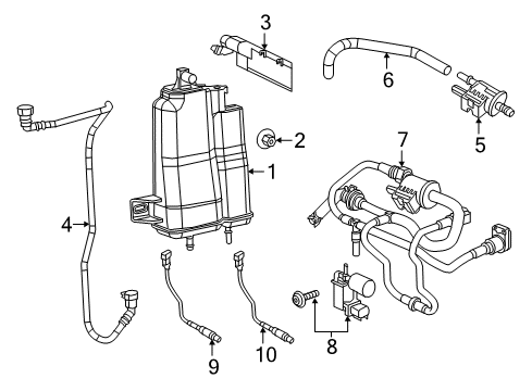 68444724AA - Genuine Mopar Valve-PURGE Control