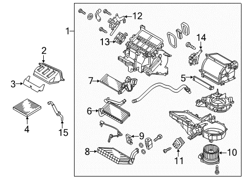7801B113 - Genuine Mopar EVAPORATO-A/C