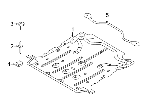 68371965AA - Genuine Mopar Shield-Close Out Panel