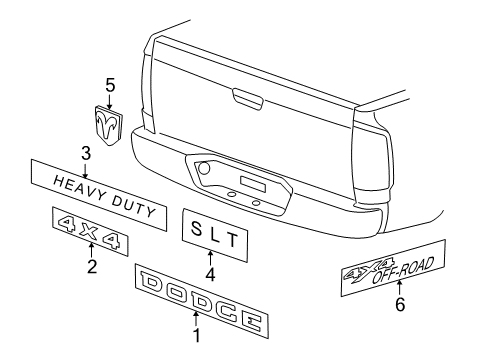 55077672AB - Genuine Mopar Decal