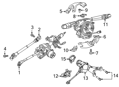 68296660AC - Genuine Mopar Module-Steering Column Lock