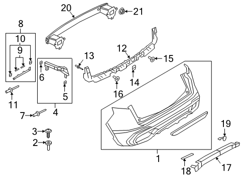 68368663AA - Genuine Mopar Bracket-FASTENER Left