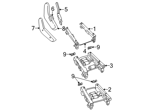 5015569AB - Genuine Mopar Power Seat Adjuster