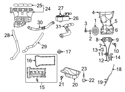 52014770AB - Genuine Mopar Hose-Oil Cooler Outlet