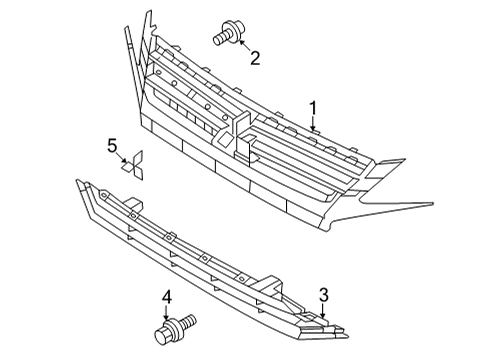 7415A560 - Genuine Mopar NAMEPLATE-Three-Dia