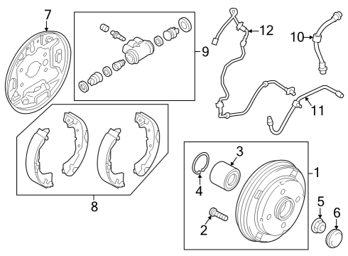 3785A024 - Genuine Mopar Rear Wheel Hub Bearing