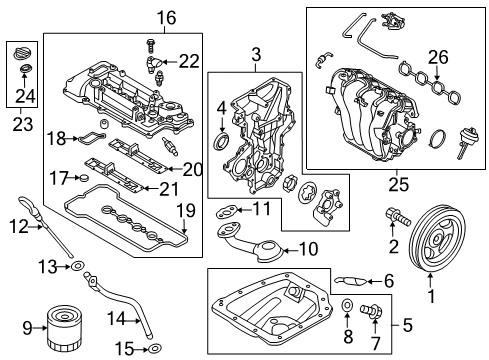 215102B040 - Genuine Mopar Assembly-ENGI-Assembly-Engine Oil