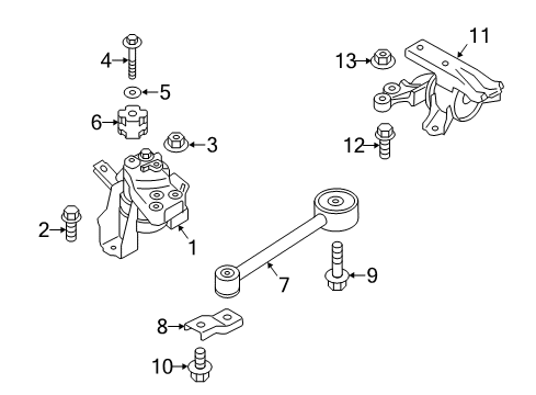 1092A034 - Genuine Mopar Bracket-Engine Roll STOPPER