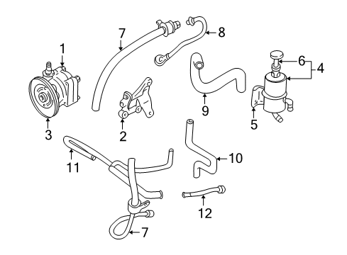 MR418566 - Genuine Mopar Pump-Power Steering