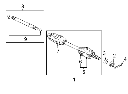 MB515403 - Genuine Mopar Nut-HEXAGON FLANGE