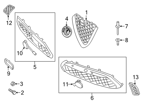 68322127AA - Genuine Mopar Rivet