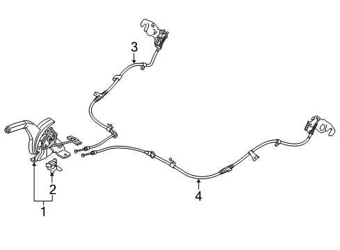 4820A262 - Genuine Mopar Parking Brake Cable