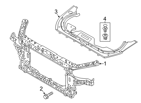 861552H100 - Genuine Mopar COWL Top-COWL Top Cover Mounting